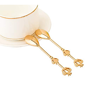 60Pieces(30 Packs) Crown Tea Spoons for Wedding Favors,Bridal Shower or Baby Shower Favors, Dringk Spoon Gifts or Souvenirs for Guests Bulk