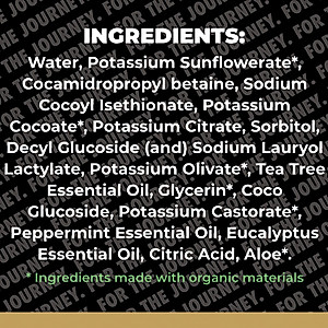 Gold BJJ Submission Soap Body Wash - Shower Gel Packed with Tea Tree Oil for Jiu Jitsu, Wrestling, MMA, and Boxing