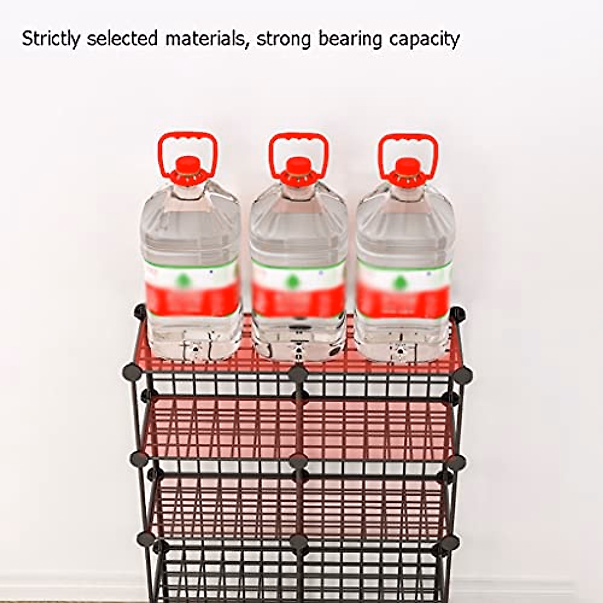 WYFC Shoe Rack Stackable Vertical ABS Black Shoe Shelf Simple Installation Closet Entryway Bathroom Dormitory Home 8.6in (Size : 3-Tier)