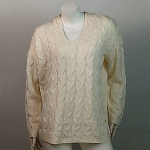 Womens Sweater Jumper Hooded Plus Size Twist Oversized Solid Color Ribbed V-Neck Plain Knitted Tops Loose Knitting Pullover Knitwear(2XL,A Red)