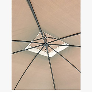 Garden Winds Replacement Canopy Top Cover for The GT Steel Finial Gazebo - RipLock 350