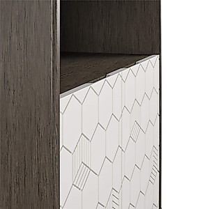 CosmoLiving by Cosmopolitan Olivia 65", Black TV Stand