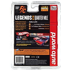 Auto World 4Gear R26 Don The Snake Prudhomme - 1970 Cuda Funny Car HO Scale Slot Car