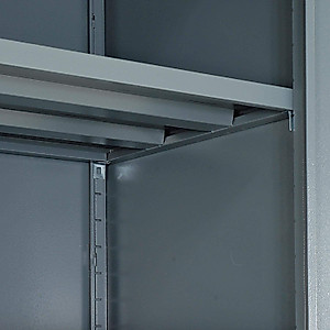 Global Industrial Assembled Storage Cabinet, 48x24x78, Gray