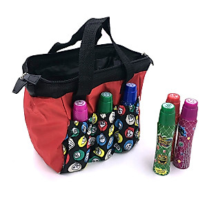 Tapp Collections Bingo Dauber 6 Pockets Tote Bag - Purple