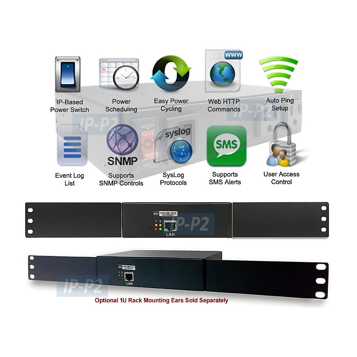 Professional 2-Port Remote Power Switch - Web Control