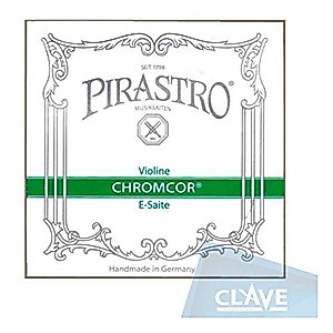Pirastro Chromcor 4/4 Violin String Set - Medium Gauge with Ball End E