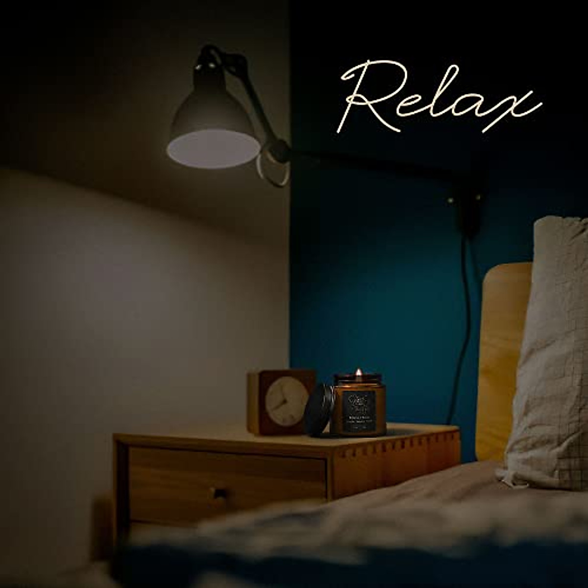 TRINIDa Relax & Recharge - Sleep Candles Gifts for Men, Aromatherapy Scented Candles Gift Set for Anxiety Relief & Promotes Sleep, Anniversary Birthday Bath Relaxation Candles Gifts for Men