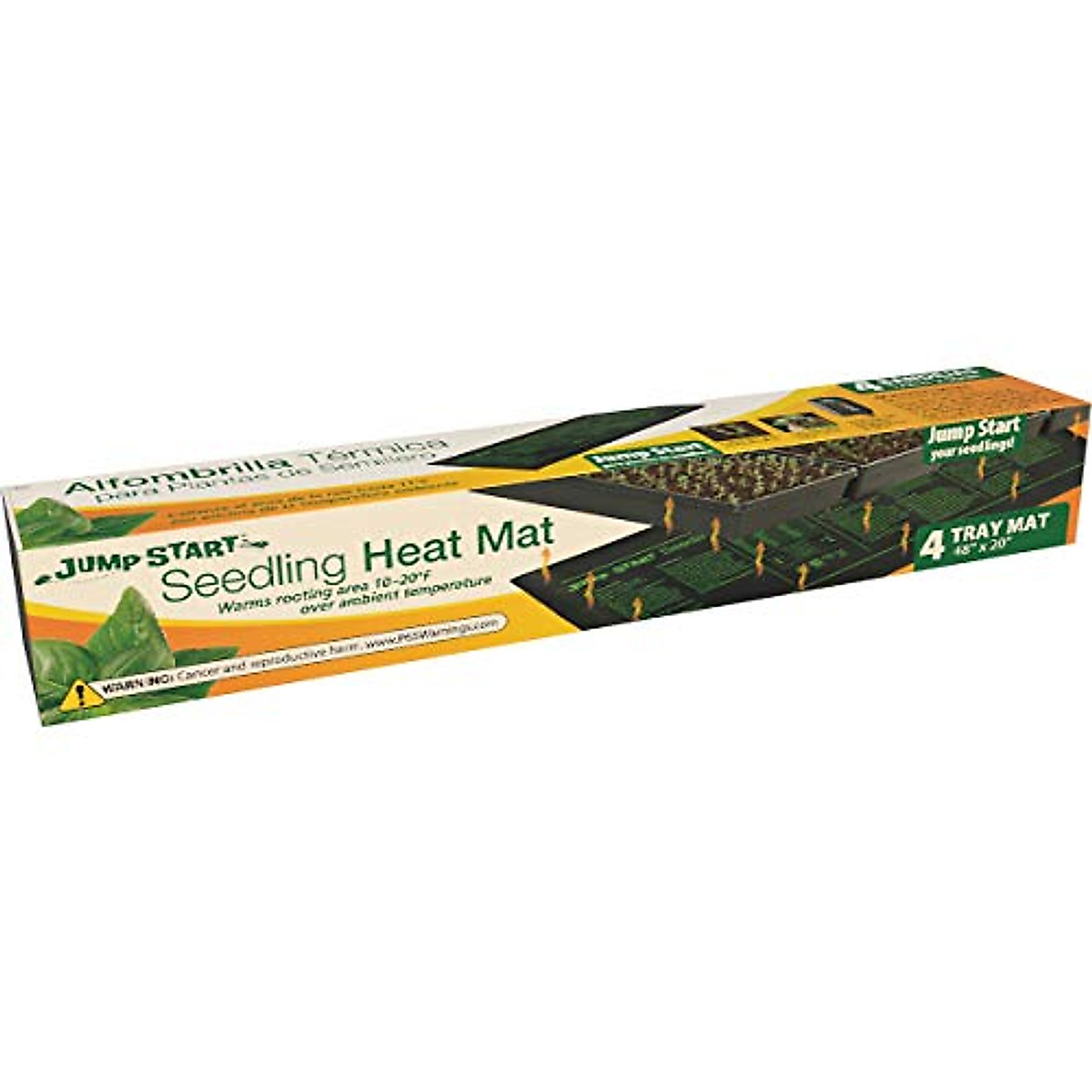 Hydrofarm Jump Start MT10009, 107 Watt UL Certified Seedling, 48"x20" Heat Mat, Jumpstart