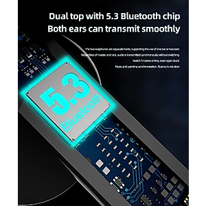 LmtLessDeals True Wireless Bluetooth Earbuds Smart Touch BT 5.3 (Black)