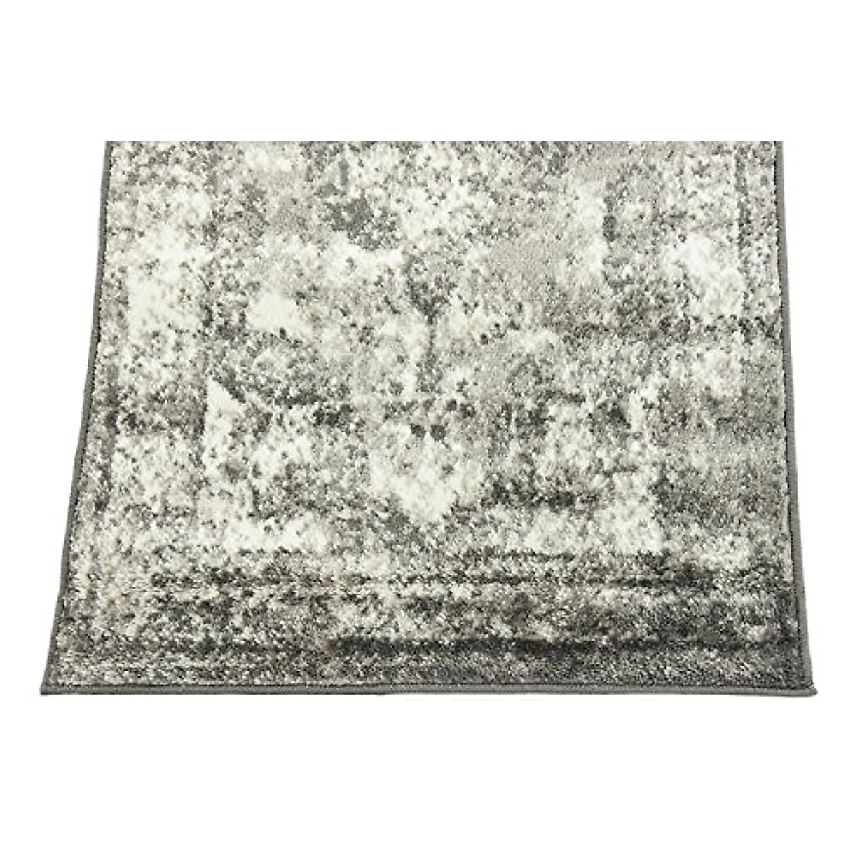 Unique Loom Sofia Collection Area Rug - Salle Garnier (2' x 6' 9" Runner, Gray/ Ivory)