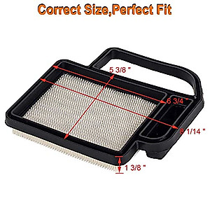 HIFROM Air Filter with Pre Filter Compatible with Kohler SV470-610 15-21 Replace 20-083-06-S 20-083-02S 2008302 Cub Cadet KH-20 883 02-S1 Craftsman 24642 Ariens 21541600