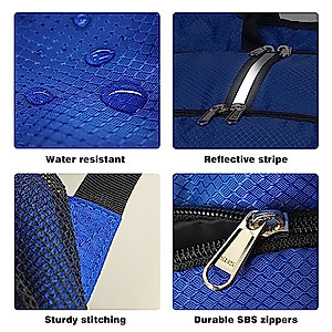 Celvech Hiking Backpack - 25L Water Resistant Backpack Packable Camping Backpack Lightweight Day Pack for Cycling Traveling Camping - Blue