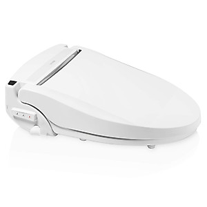 Brondell EM617 Swash Elongated Electronic Bidet Seat, Fits Elongated Toilets, White