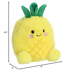 Aurora® Adorable Palm Pals™ Perky Pineapple™ Stuffed Animal - Pocket-Sized Play - Collectable Fun - Yellow 5 Inches