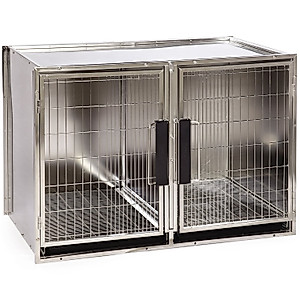 ProSelect Stainless Steel Modular Kennel, Large