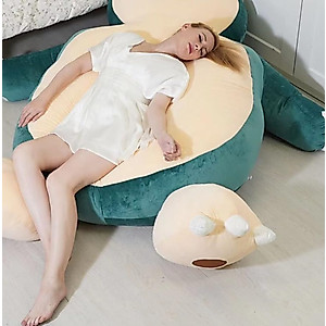 TiNGiLL Giant Bean Bag Chair Cover Large Size 150/200CM Unstuffed Animal Plush Toy Cover Only for Kids Girlfriend Birthday Gifts (Normal, 150cm/59inch)