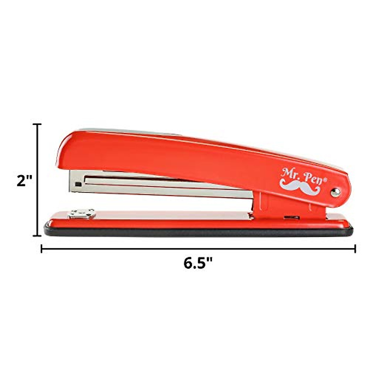 Mr. Pen- Stapler with Staples, Red Stapler, 1000 Staples, Staplers for Desk, Staplers Office, Office Stapler, Desk Stapler, Metal Stapler, Standard Stapler, Stapler and Staple, Stapler Office Supplies