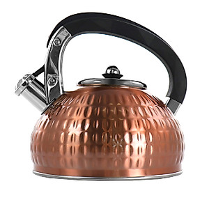 Megachef 3 Liter Stovetop Whistling Kettle in Copper