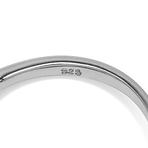 Silvershake Natural Amethyst White Gold Plated 925 Sterling Silver Celtic Knot Ring Size 6