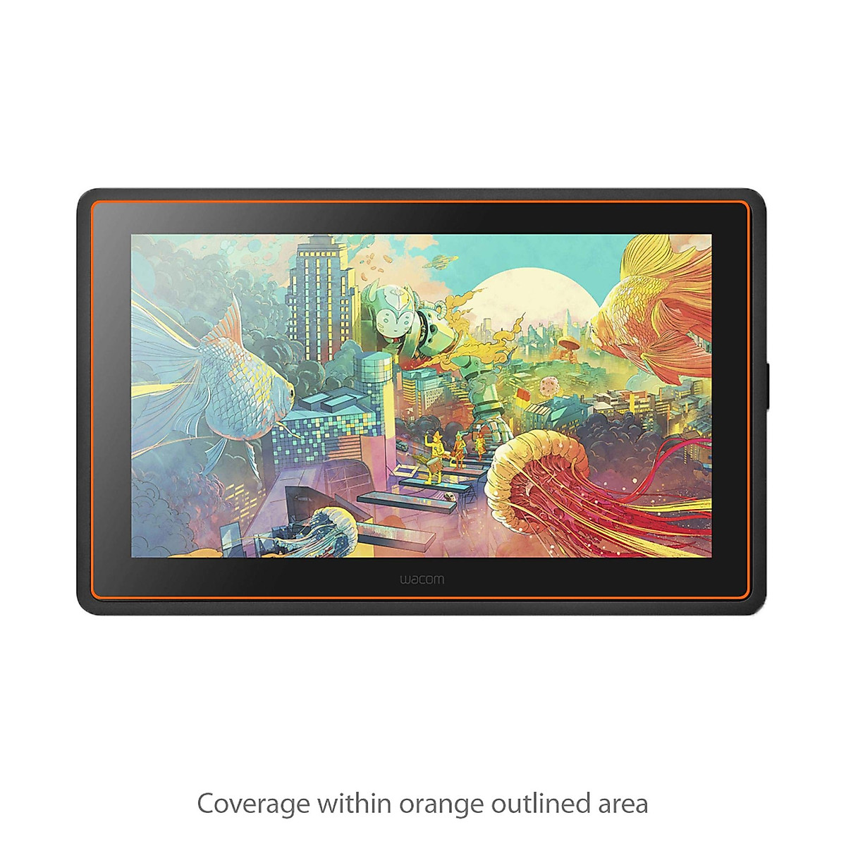 BoxWave Screen Protector Compatible with Wacom Cintiq 22 (DTK2260K0A) - ClearTouch Crystal (2-Pack), HD Film Skin - Shields from Scratches for Wacom Cintiq 22 (DTK2260K0A)