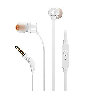 JBL T110 in Ear Headphones White