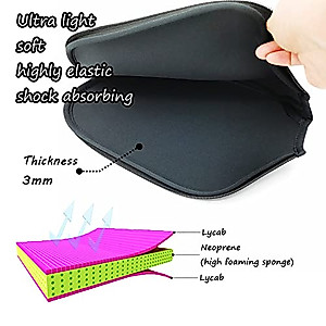 PRAMOON 2 Packs Pickleball Paddle Cover, Neoprene, with Hook