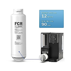 Frizzlife FCR100+ Replacement RO Membrane Filter Cartridge For WB99 Countertop Reverse Osmosis Water Filter System