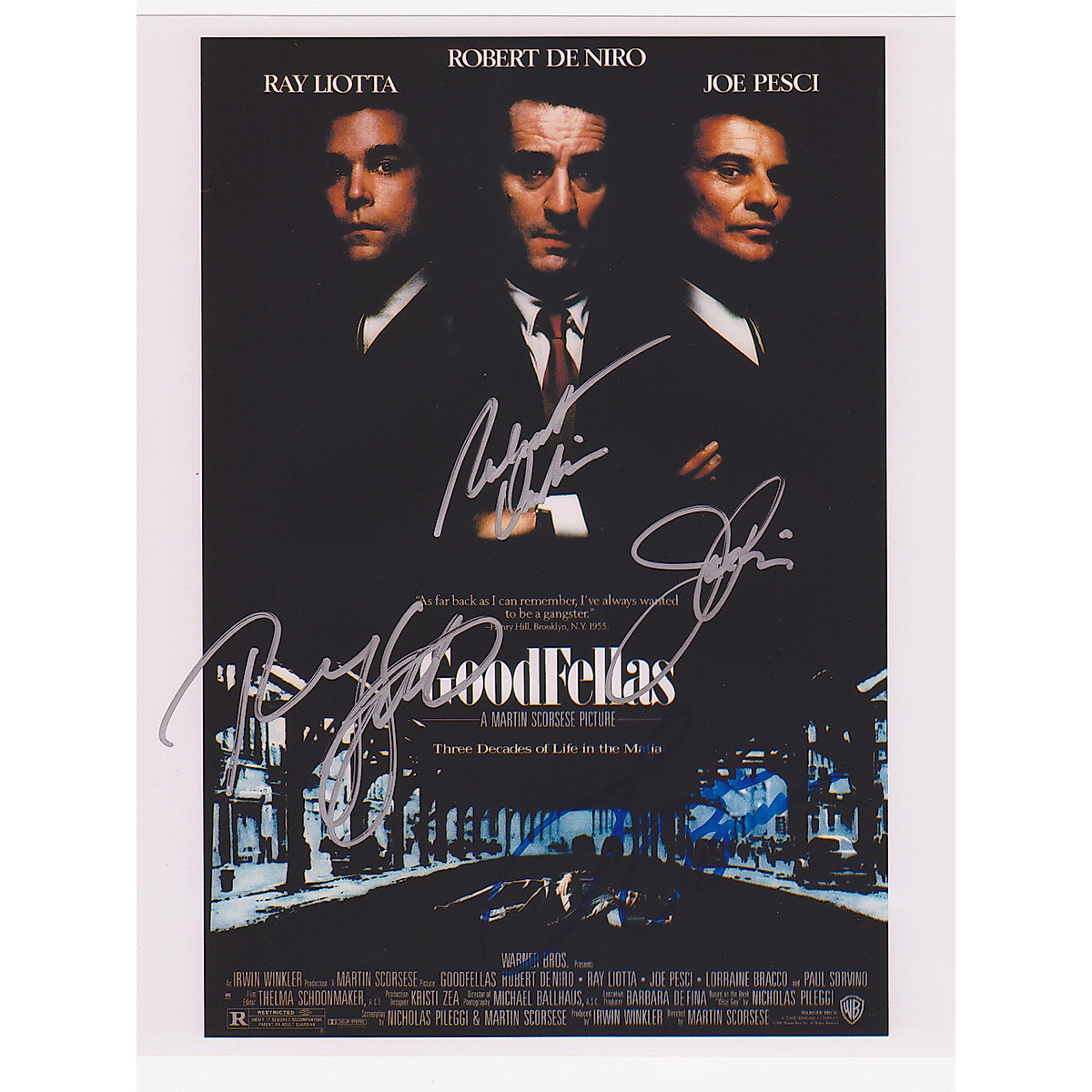 Kirkland Goodfellas, Classic Movie, 8 X 10 Photo Autograph on Glossy Photo Paper