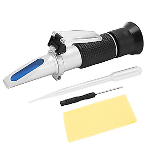 01 02 015 Concentration Tester, 28-62% brix Sugar Refractometer Refractometer with Screwdriver for Household for Food Industry for Agricultural