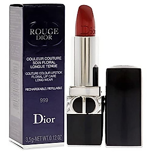 Christian Dior Rouge Dior Couture Lipstick - 999 Metalic Lipstick (Refillable) Women 0.12 oz