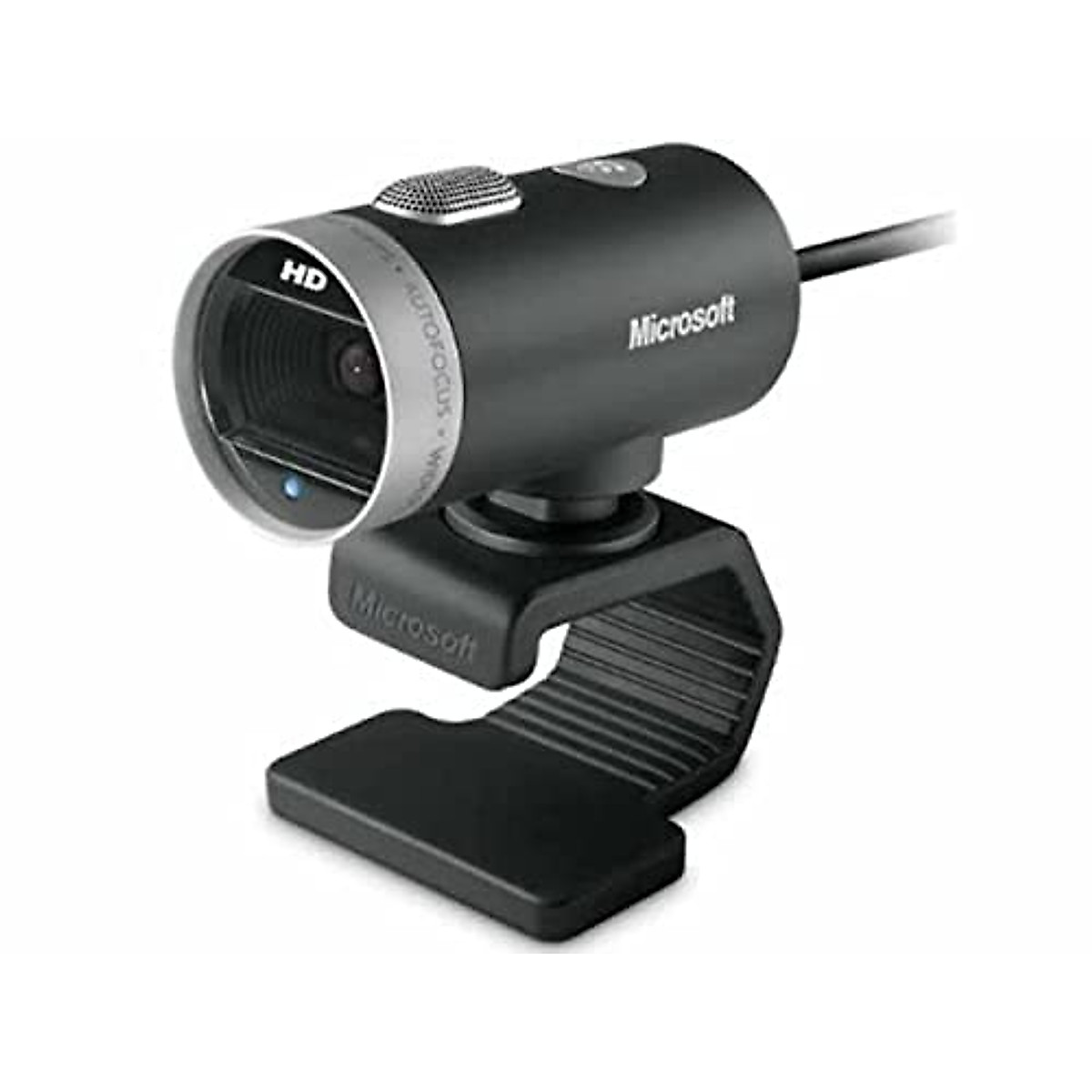 Microsoft LifeCam Cinema Webcam for Business - Black with built-in noise cancelling Microphone, Light Correction, USB Connectivity, for video calling on Microsoft Teams/Zoom, Windows 8/10/11