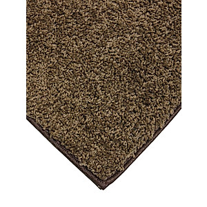 KOECKRITZ Custom Cut-to-Fit Area Rugs Neutral Carpet - Soft Plush Indoor Rugs - Perfect for Living Room, Bedroom, Entryway - Great for Homes, Apartments, Dorms, Kids Room - 12x15' ft Chocolate