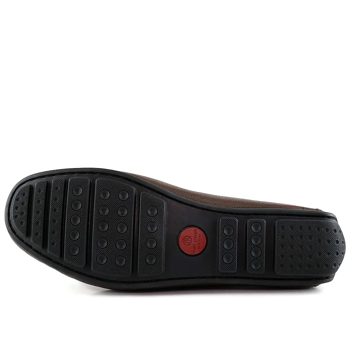 MJNY Mens Casual Comfortable Genuine Leather Lightweight Driving Moccasins Classic Fashion Buckle Loafer Slip On Breathable Driving Loafer Brown Grainy 13