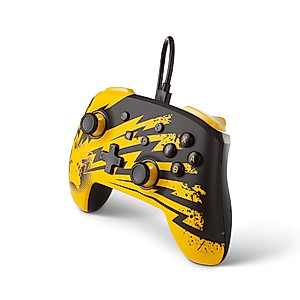PowerA Pokemon Enhanced Wired Controller for Nintendo Switch - Pikachu Lightning - Nintendo Switch