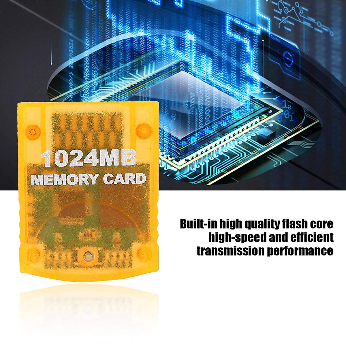 Memory Card, for WII Game Console 1024MB Large acity Memory Card, Game Accessories Built in Switch