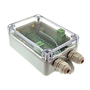 qBoxMini AFC DIY IOT Enclosure Kit (Two SMAs), IOT Enclosure for Feather ESP32 Cellular LoRa WiFi Arduino Board, Waterproof IP65 Enclosure with Glands, prototyping PCB connectors Set and Two SMAs