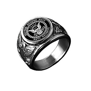 Military Ring United States US Army Men Rings Stainless Steel Jewelry