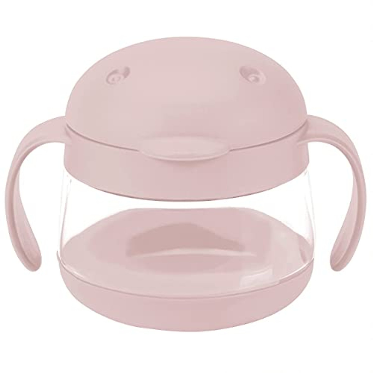 Ubbi Tweat No Spill Snack Container for Kids, BPA-Free, Toddler Snack Container, Sage & Pink
