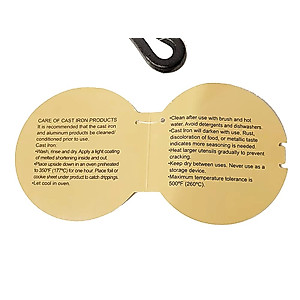 HAWOK Cast Iron Mini Server Rectangle: 12 oz,Square:12oz,Oval 12oz, Round 15oz Set of 4………