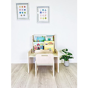 Montessori Table and Chair Set - Papaya Set