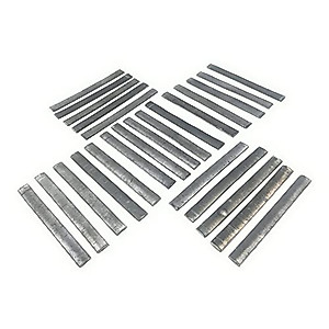 METAL MAGERY Aquarium Plant Weights Anchor Plants in Fish Tank Pack of 25 Lead Strips