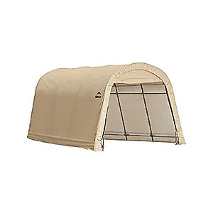 ShelterLogic Replacement Cover Kit Only No Frame-10x15x8 Round 805418 (14.5oz PVC Tan)