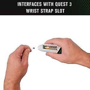 DeadEyeVR Meta Quest 3 Wrist Straps (2 Pack) - Durable & Adjustable Oculus Quest 3 Controller Straps for a Secure VR Gaming Experience - Black Oculus Controller Straps