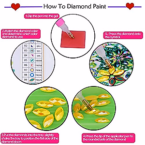 DIY Diamond Painting Storage Cubes Organizer Container Kits, Folding Storage Box with DIY Diamond Painting Art Craft Kits for Desktop Toys Sundries Pantry Closet, Toys, Bedroom Organizer.