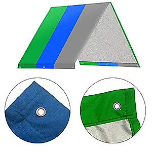 RM Swing Set Replacement Tarp, 52" x 89" Waterproof Kids Playground Roof Canopy Cover, Outdoor Swingset Slide Sun Shade Proof Tarp Replacement Cover