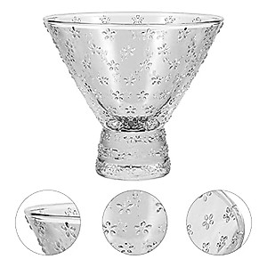 Angoily Glass Dessert Cups Dessert Cups Footed Glass Dessert Bowls Cups Ice Cream Goblets Trifle Tasters Salad Cocktail Glass Appetizer Cups for Pudding Yogurt Cupcake Trifle Bowl