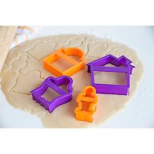 Fox Run 3668 Nesting Halloween Cookie Cutters, 1.5 x 4.5 x 7.5 inches, Multicolored