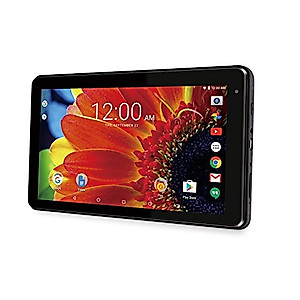 RCA RCT6873W42 Voyager 7 16GB Tablet 1024 X 600 Resolution 1.2GHz Intel Atom Quad-Core Processor Android 6.0 Marshmallow, Black