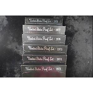 S Mint Proof Set 1973-S through 1978-S Proof Sets 6 sets